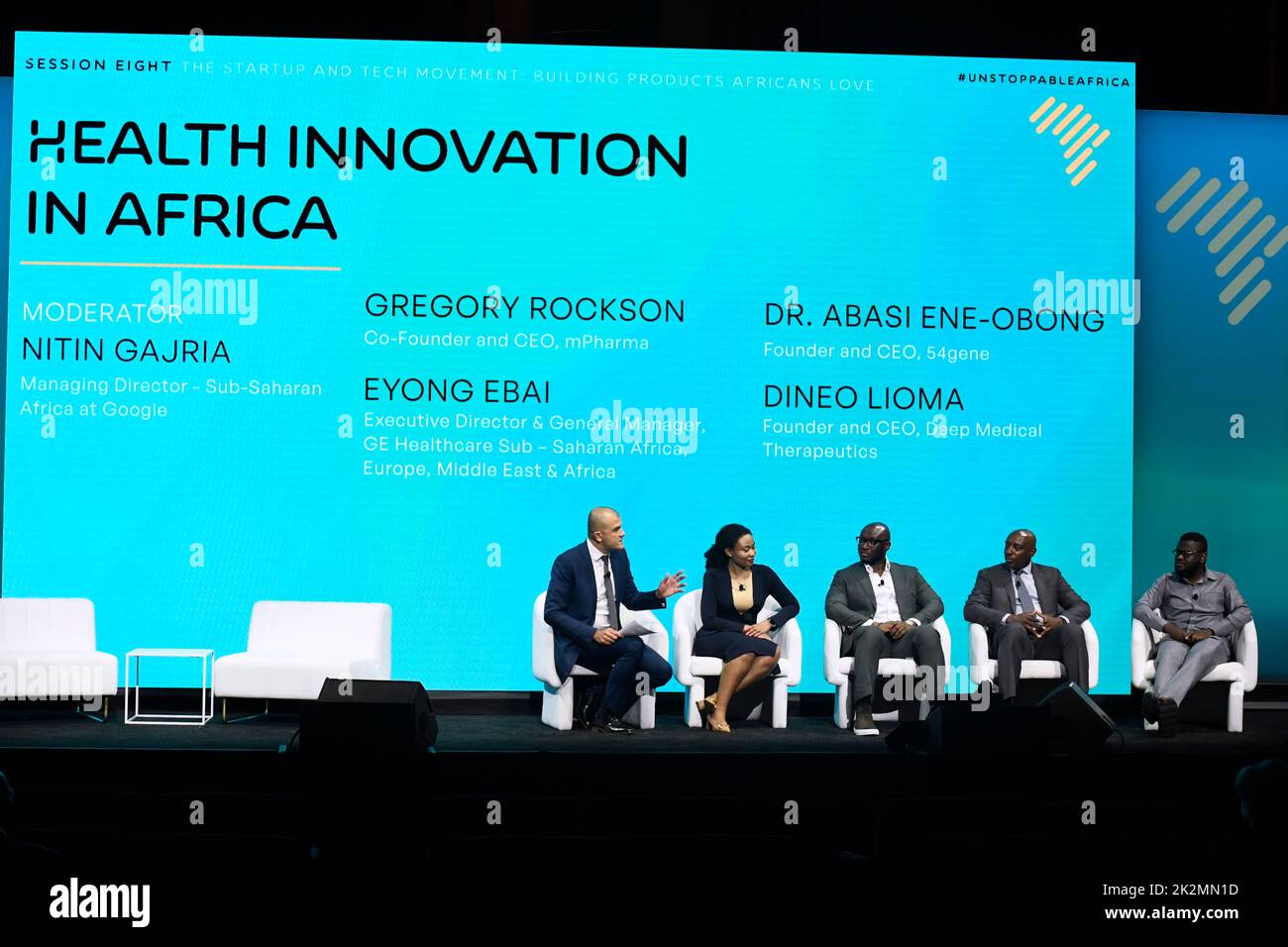 09/19/2022 New York, New York Nitin Gajria, Dineo Lioma, Dr. Abasi Ene ...