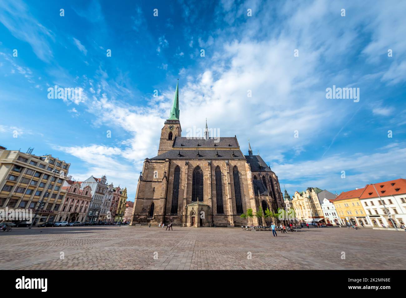 St. Bartholomew Cathedral in Pilsen. Czech Republic Stock Photo - Alamy
