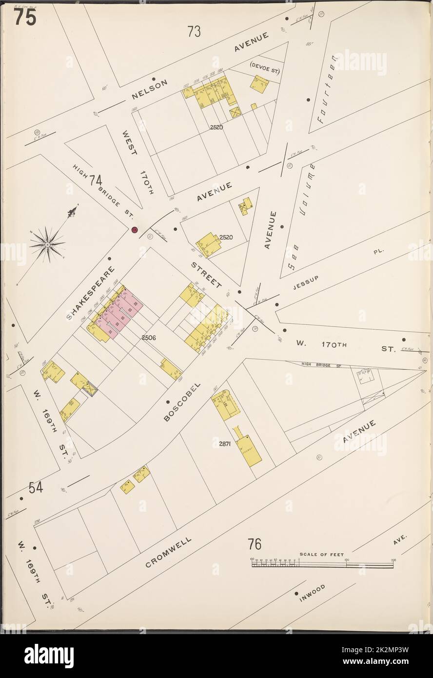 Map of inwood hi-res stock photography and images - Alamy