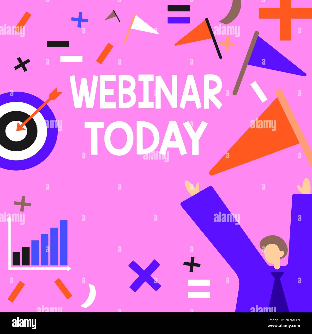 Sign displaying Webinar Today. Word for live online educational ...