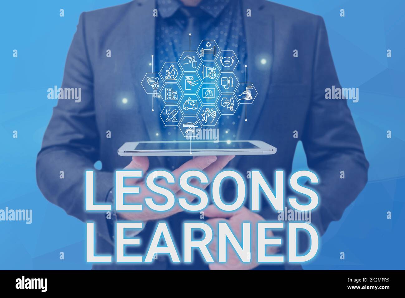 Text sign showing Lessons Learned. Concept meaning Promote share and ... Text sign showing Lessons Learned. Concept meaning Promote share and ...