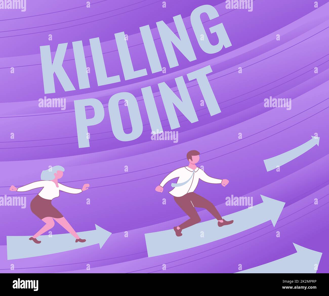 Hand writing sign Killing Point. Conceptual photo Phase End Review ...