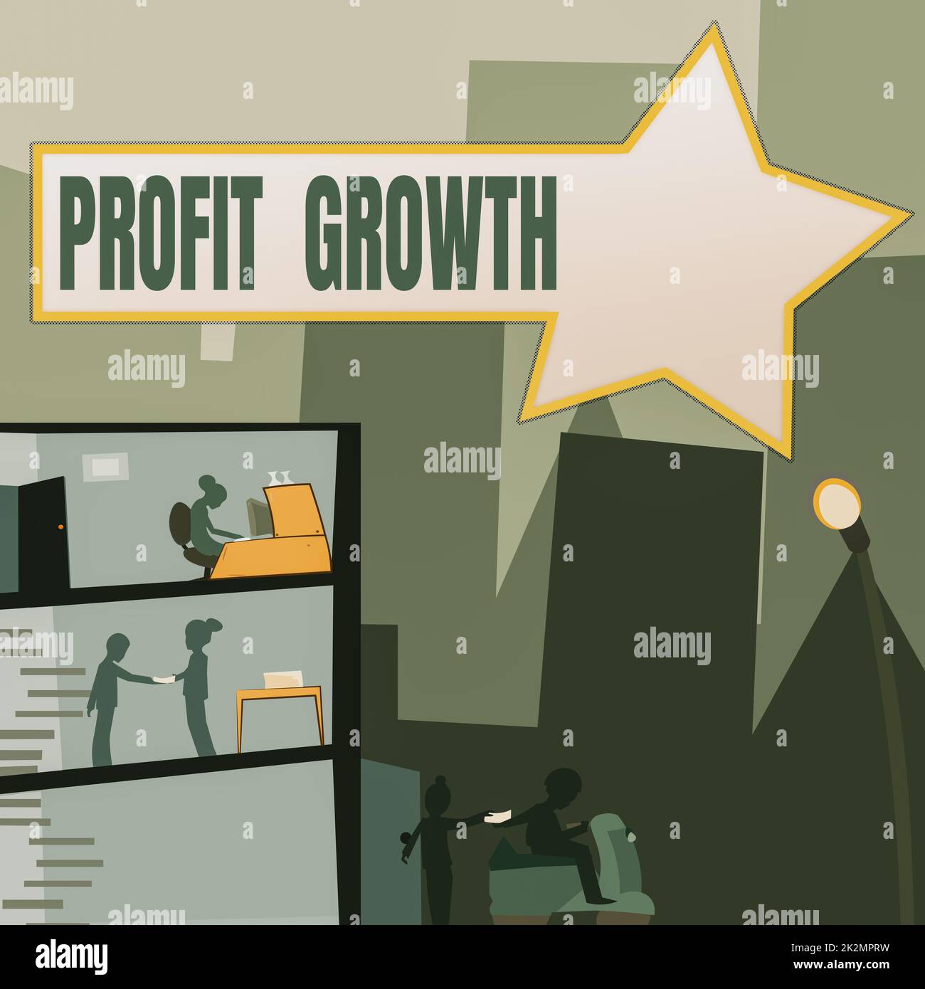 Text showing inspiration Profit Growth. Conceptual photo Objectives ...