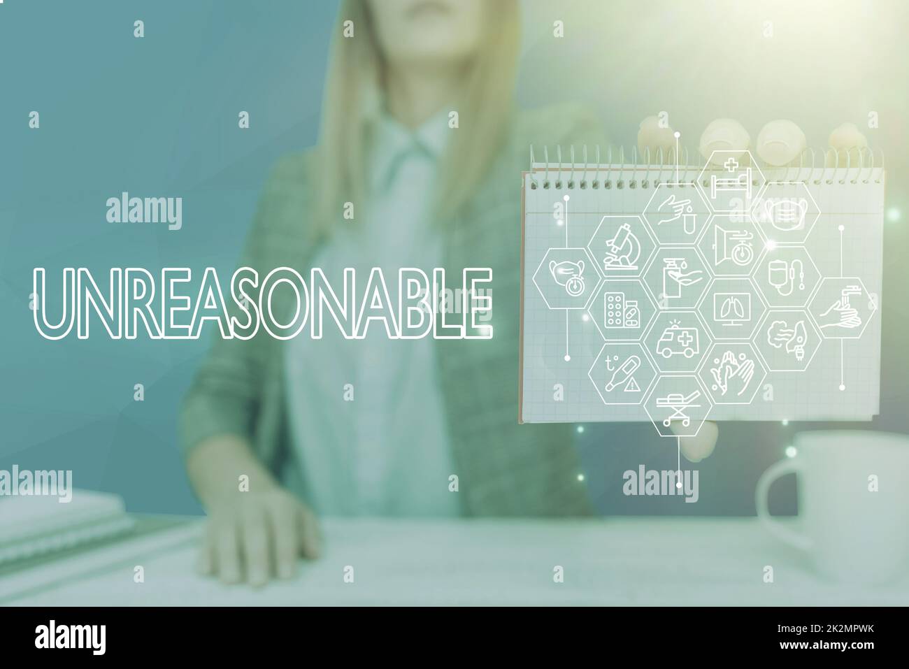 Text showing inspiration Unreasonable. Business concept Beyond the ...