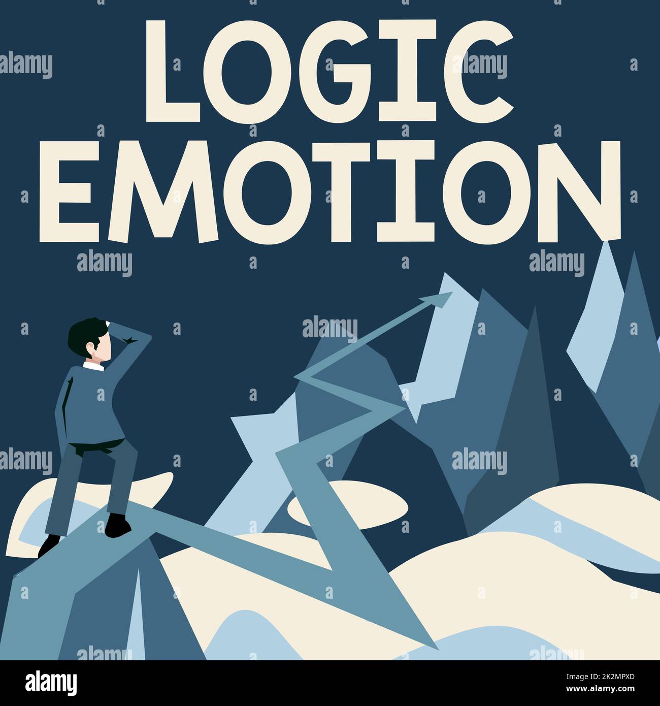 Text sign showing Logic Emotion. Conceptual photo Unpleasant Feelings ...