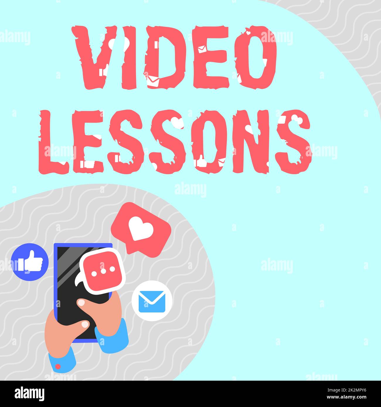 Sign displaying Video Lessons. Conceptual photo Online Education ...