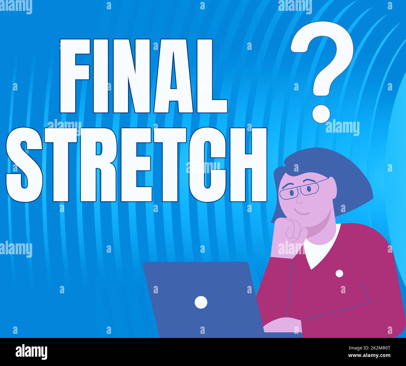 Conceptual caption Final Stretch. Conceptual photo Last Leg Concluding ...