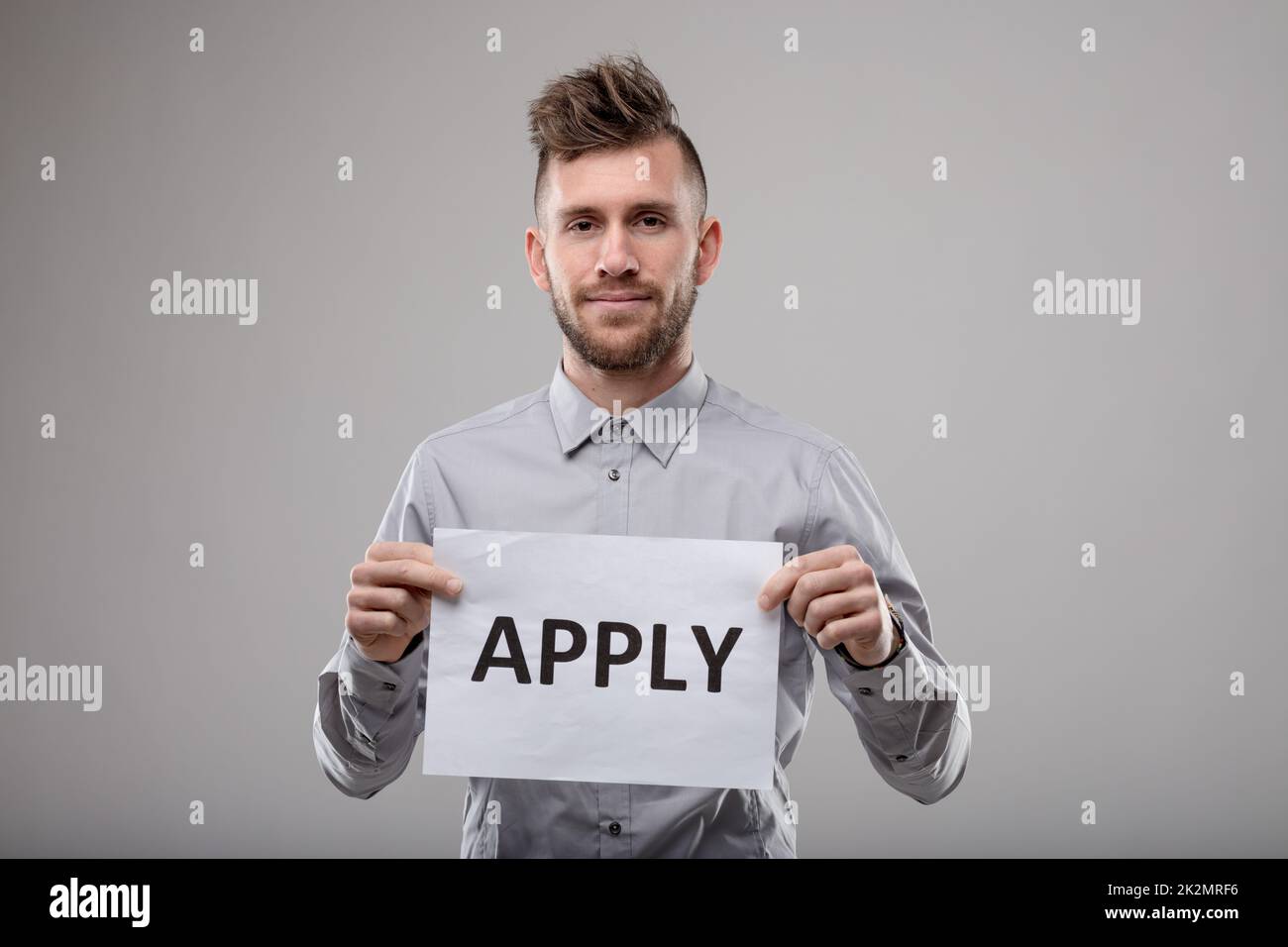 Applying job young man hi-res stock photography and images - Alamy