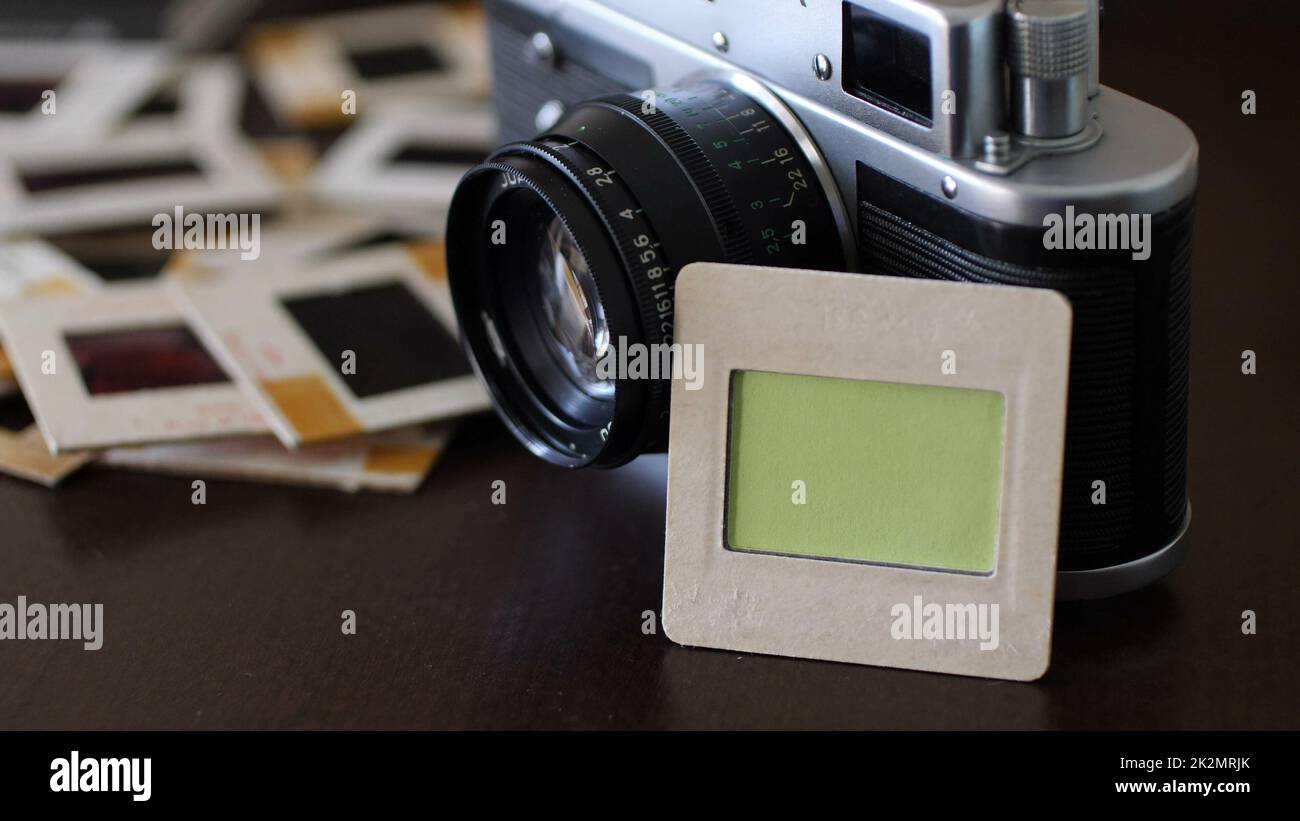 Vintage camera films hi-res stock photography and images - Alamy