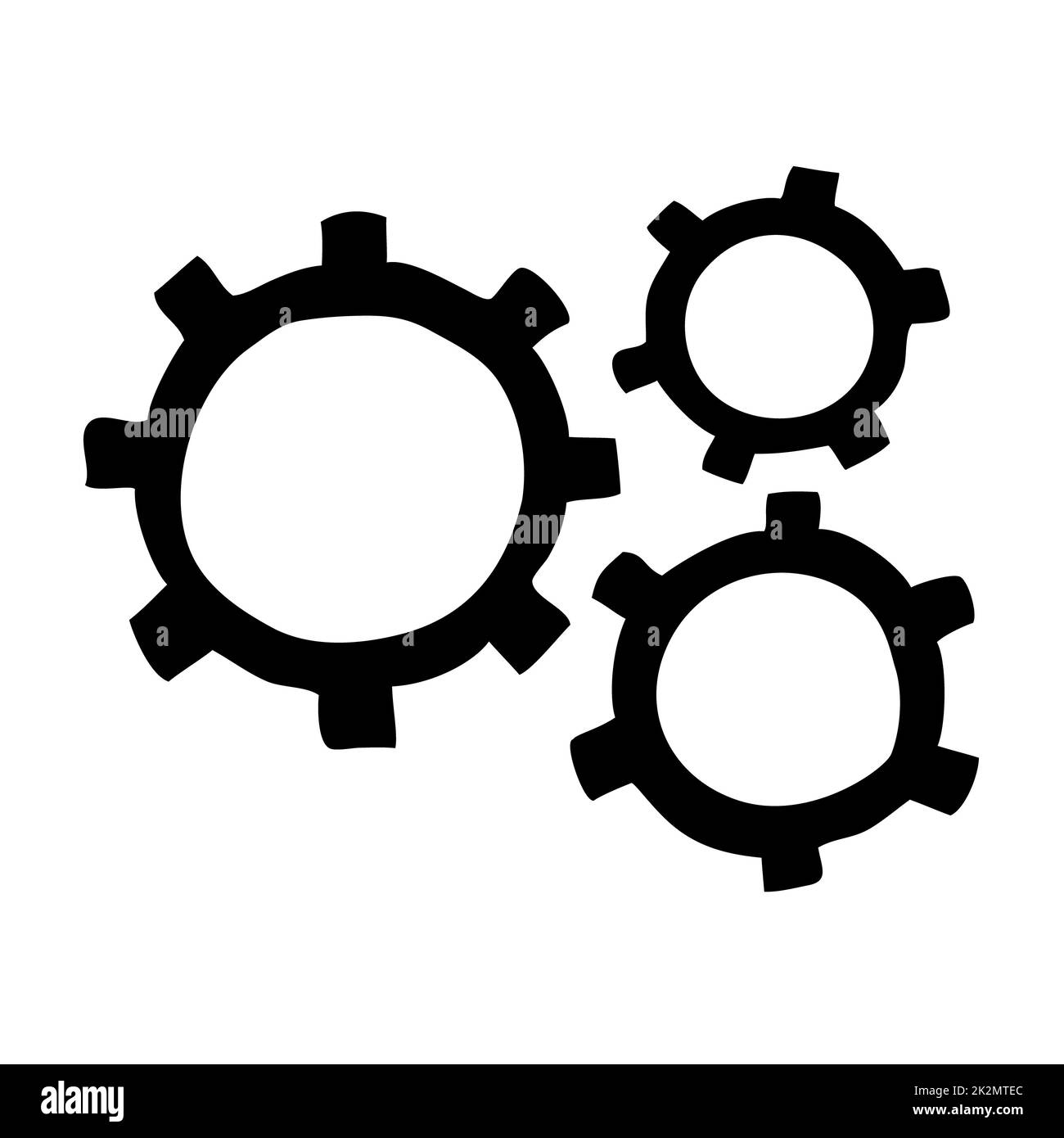 Simple hand drawn doodle clock hi-res stock photography and images - Alamy