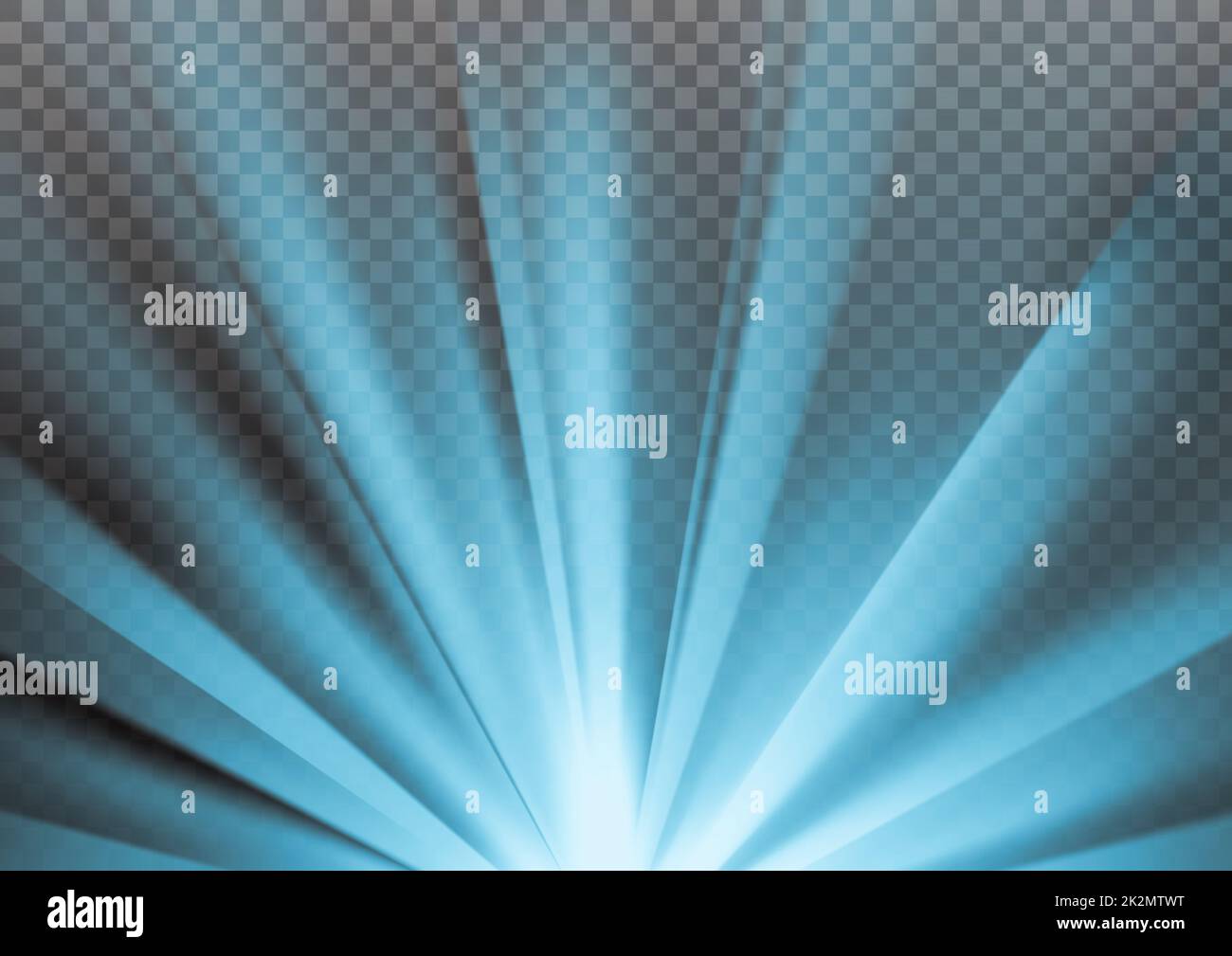 Blue colored rays with color spectrum flare Stock Photo - Alamy