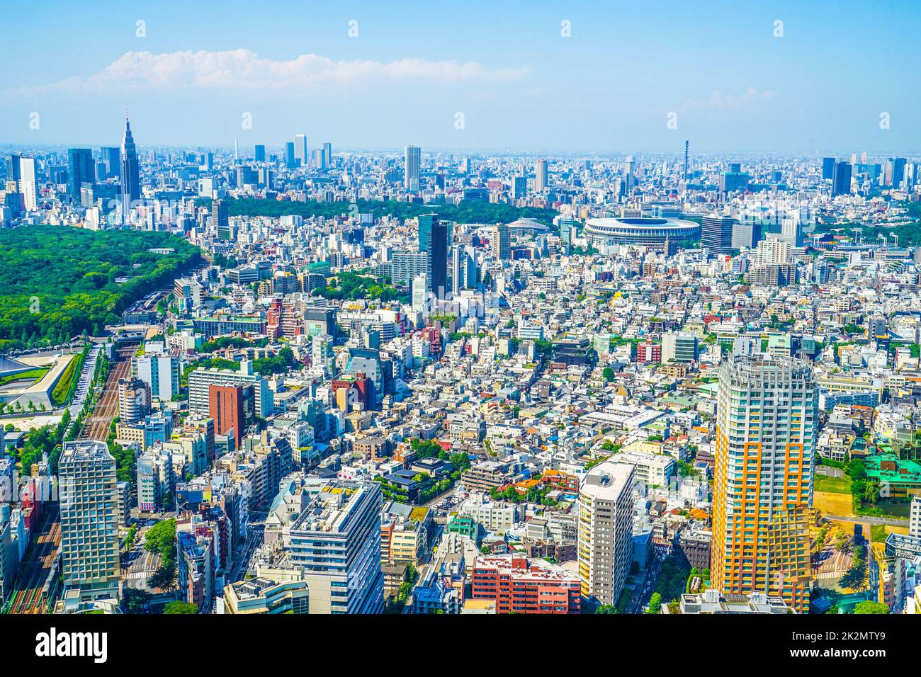 The view from the Shibuya Sky observatory Stock Photo - Alamy