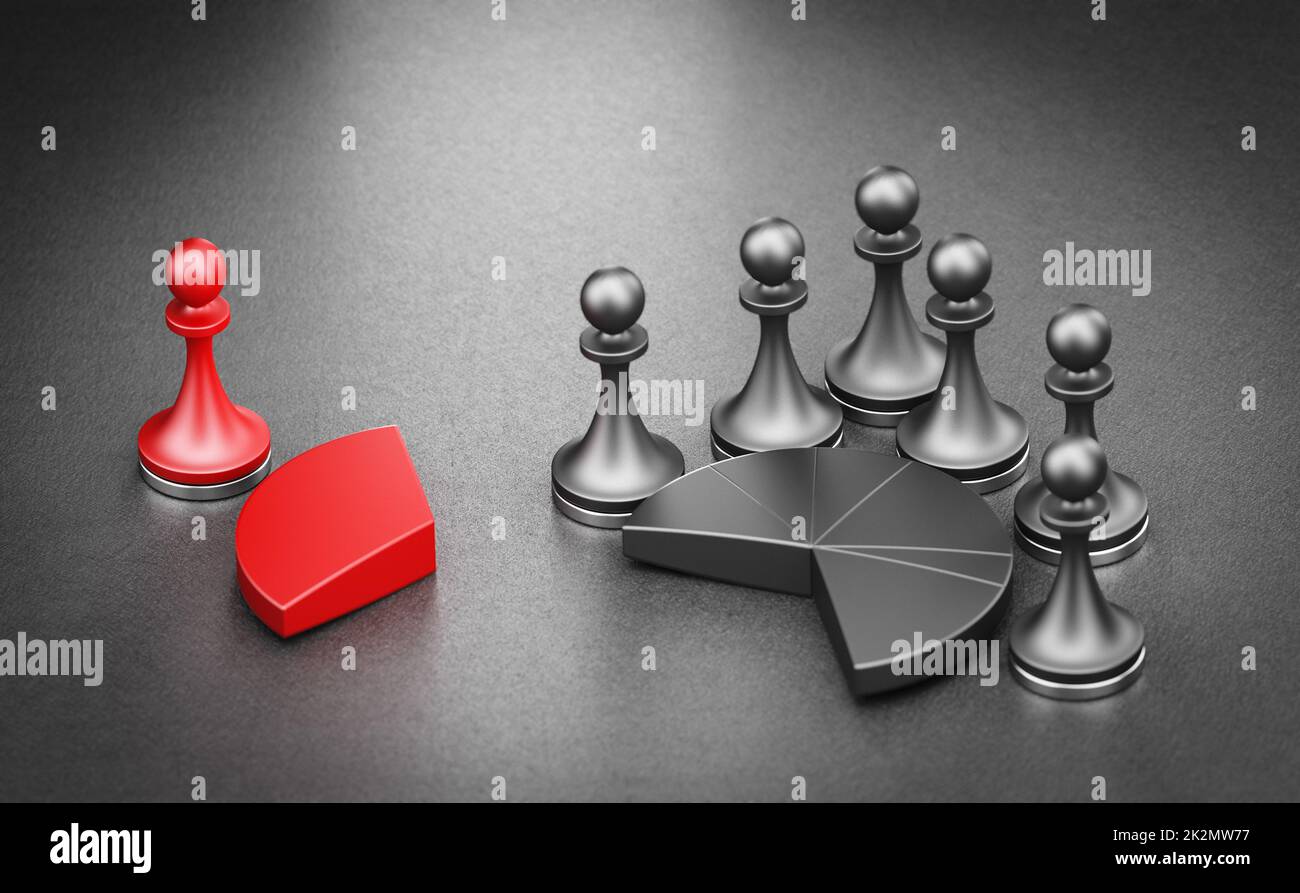 Take market share from competitors Stock Photo - Alamy