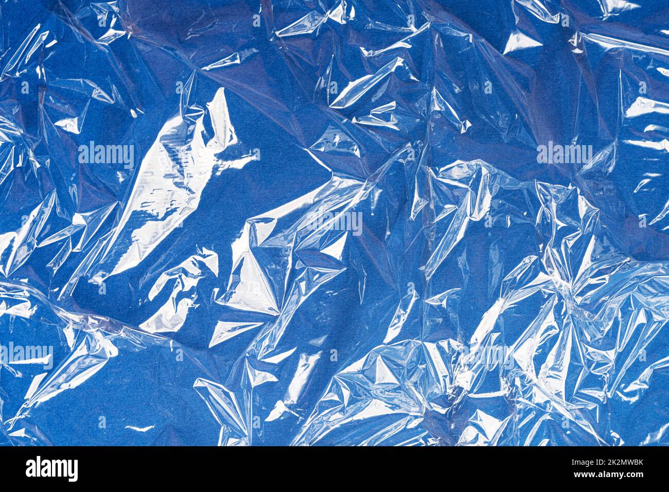 crumpled transparent plastic sheet Stock Photo - Alamy