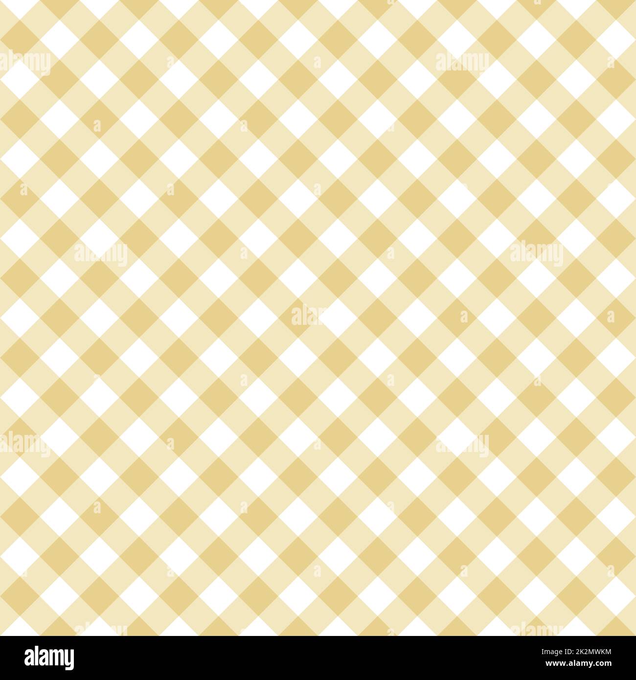 Seamless pattern. Classical cell diagonally. Contrasting cream diagonal ...