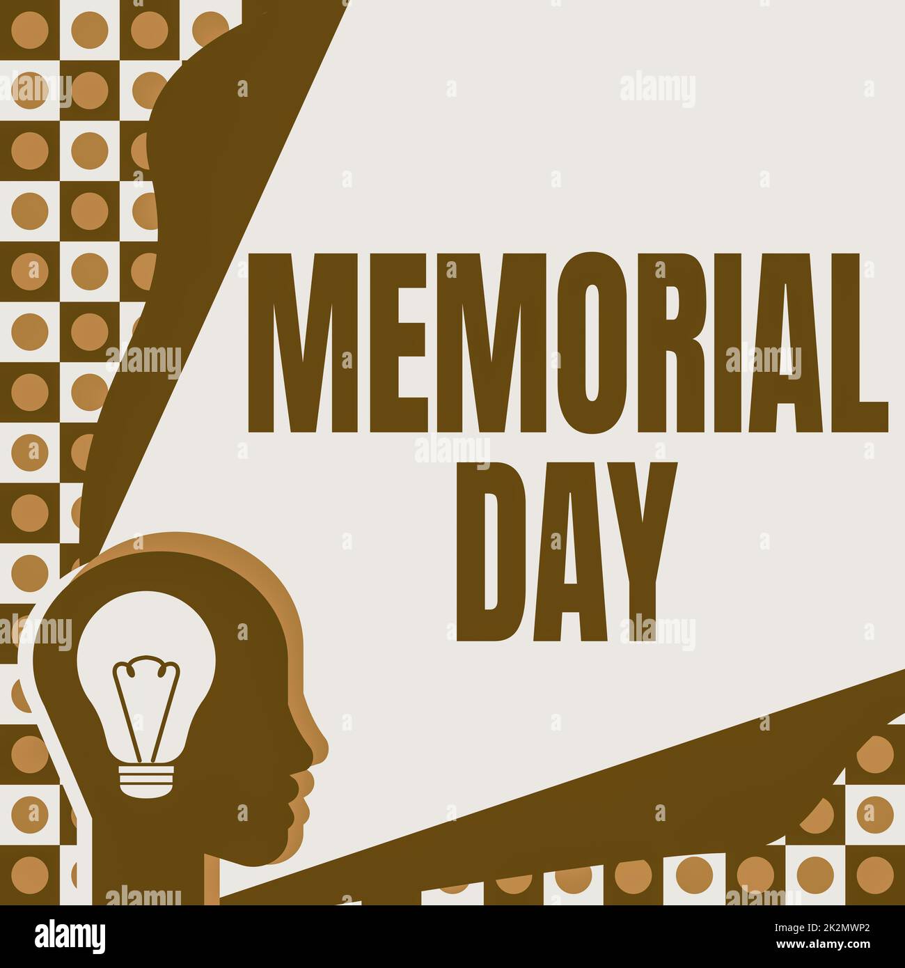 Text sign showing Memorial Day. Word for To honor and remembering those ...
