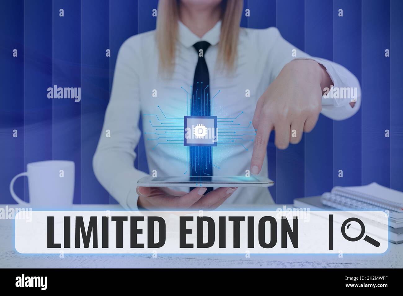 Text caption presenting Limited Edition. Internet Concept Work of ...