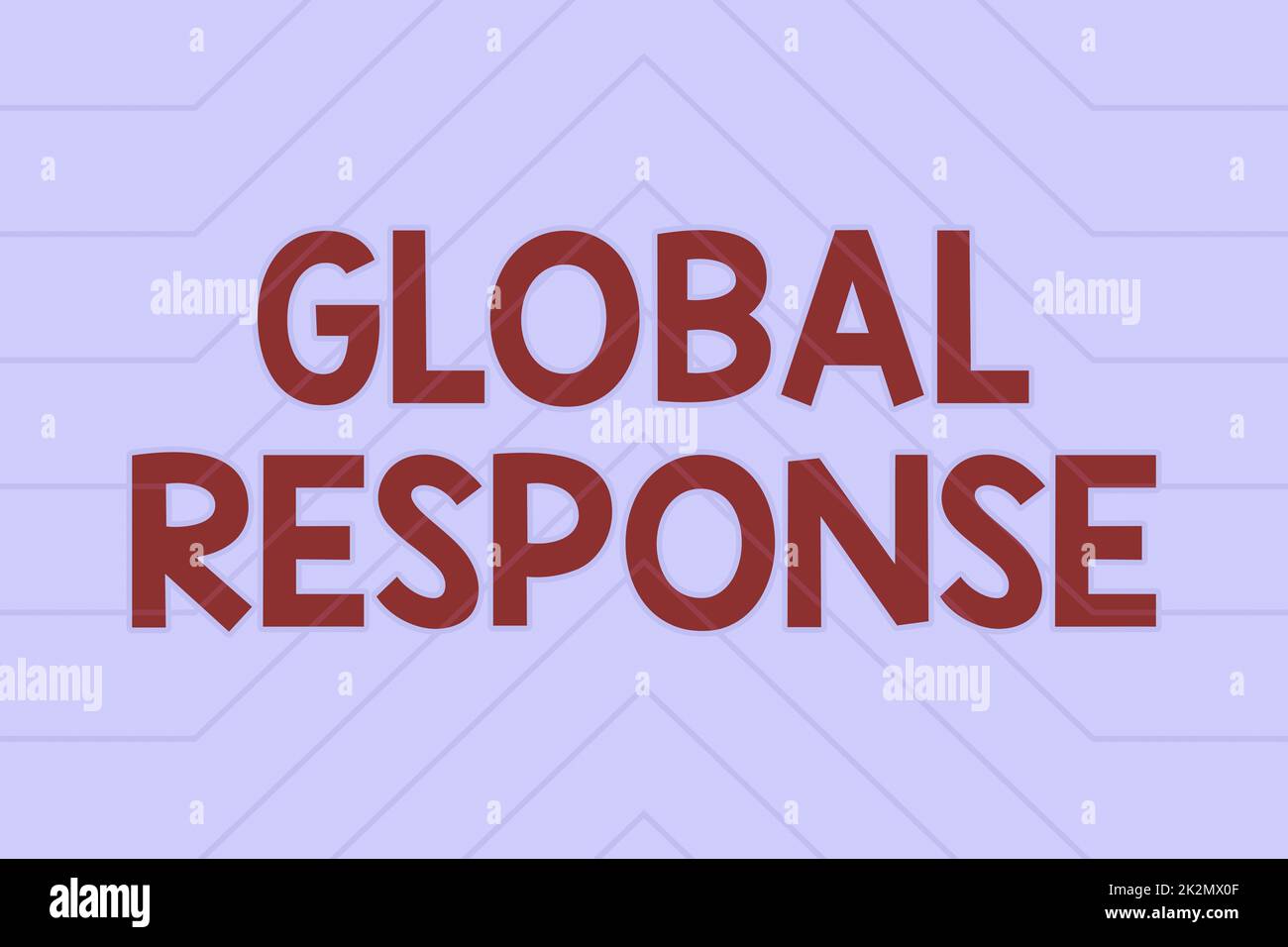 Text sign showing Global Response. Business showcase indicates the ...