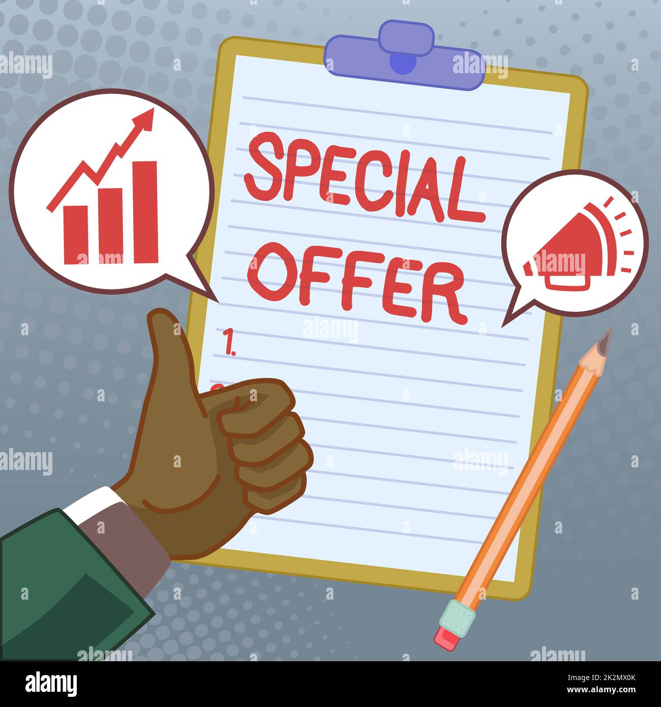 Sign displaying Special Offer. Internet Concept Selling at a lower or ...