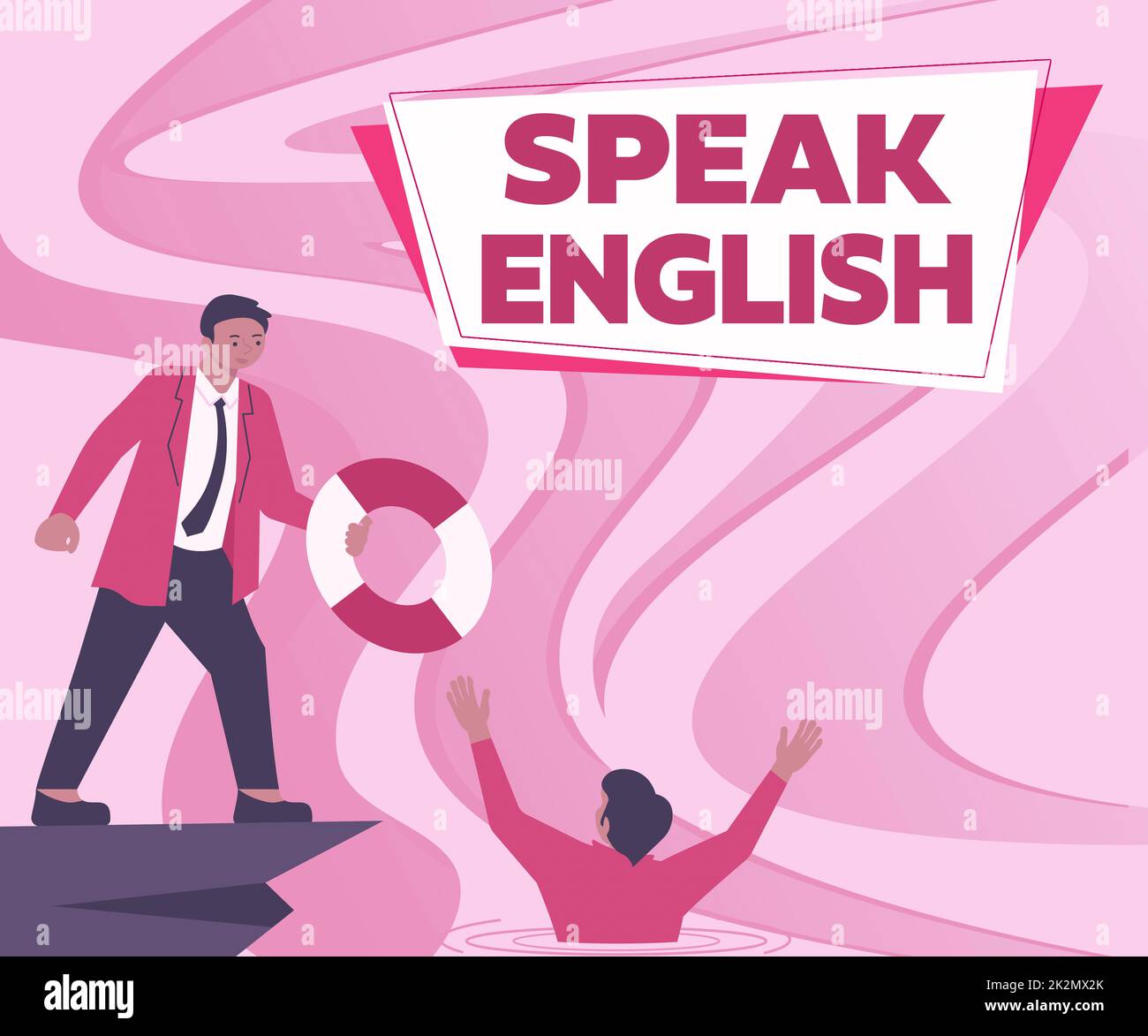 Writing displaying text Speak English. Business approach Study another ...