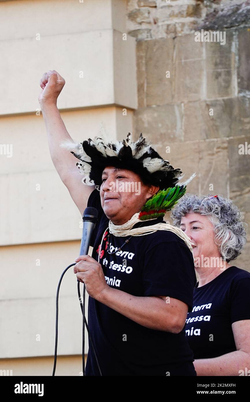 23rd September 2022, Florence Italy - Fridays For Future strike in ...