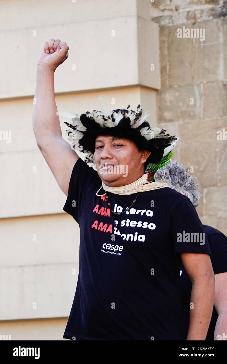 23rd September 2022, Florence Italy - Fridays For Future strike in ...