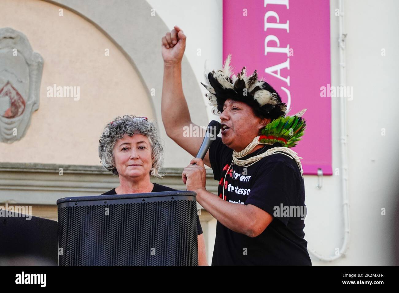 23rd September 2022, Florence Italy - Fridays For Future strike in ...