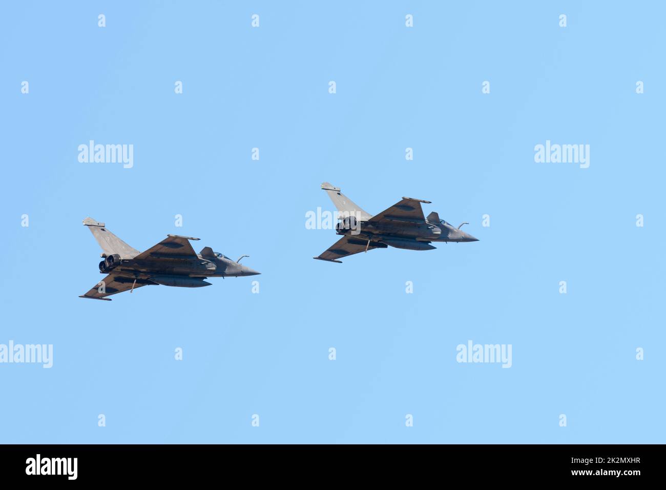 Morlaix, France - March 30 2022: The Dassault Rafale is a twin-engine ...