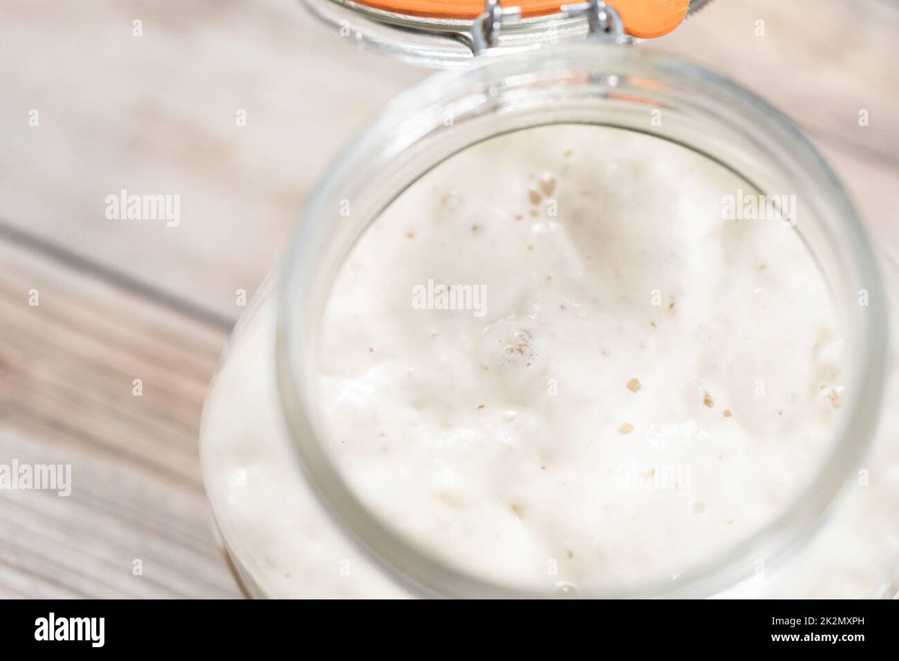 Sourdough bread starter container hi-res stock photography and images ...