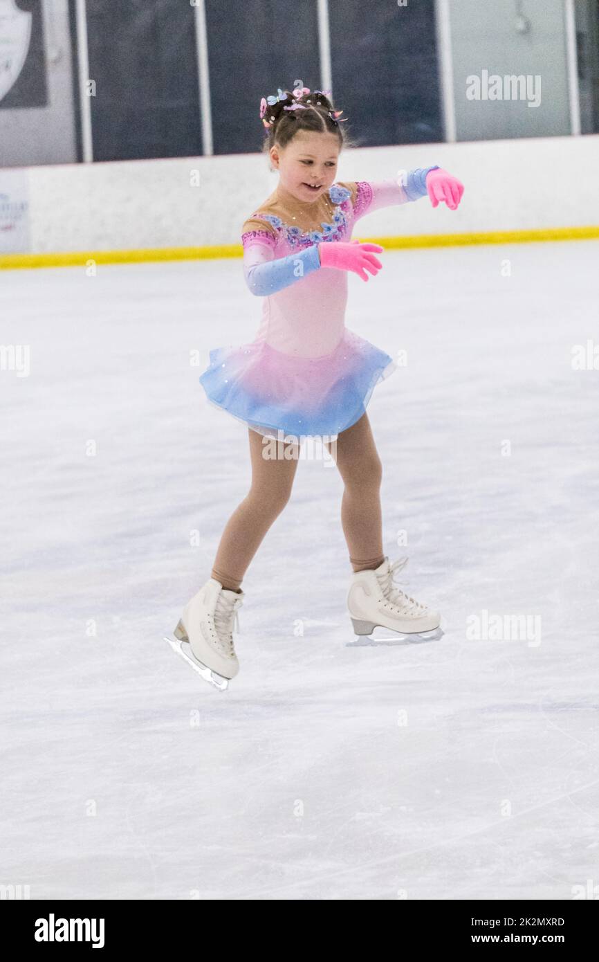 Figure skating practice Stock Photo - Alamy