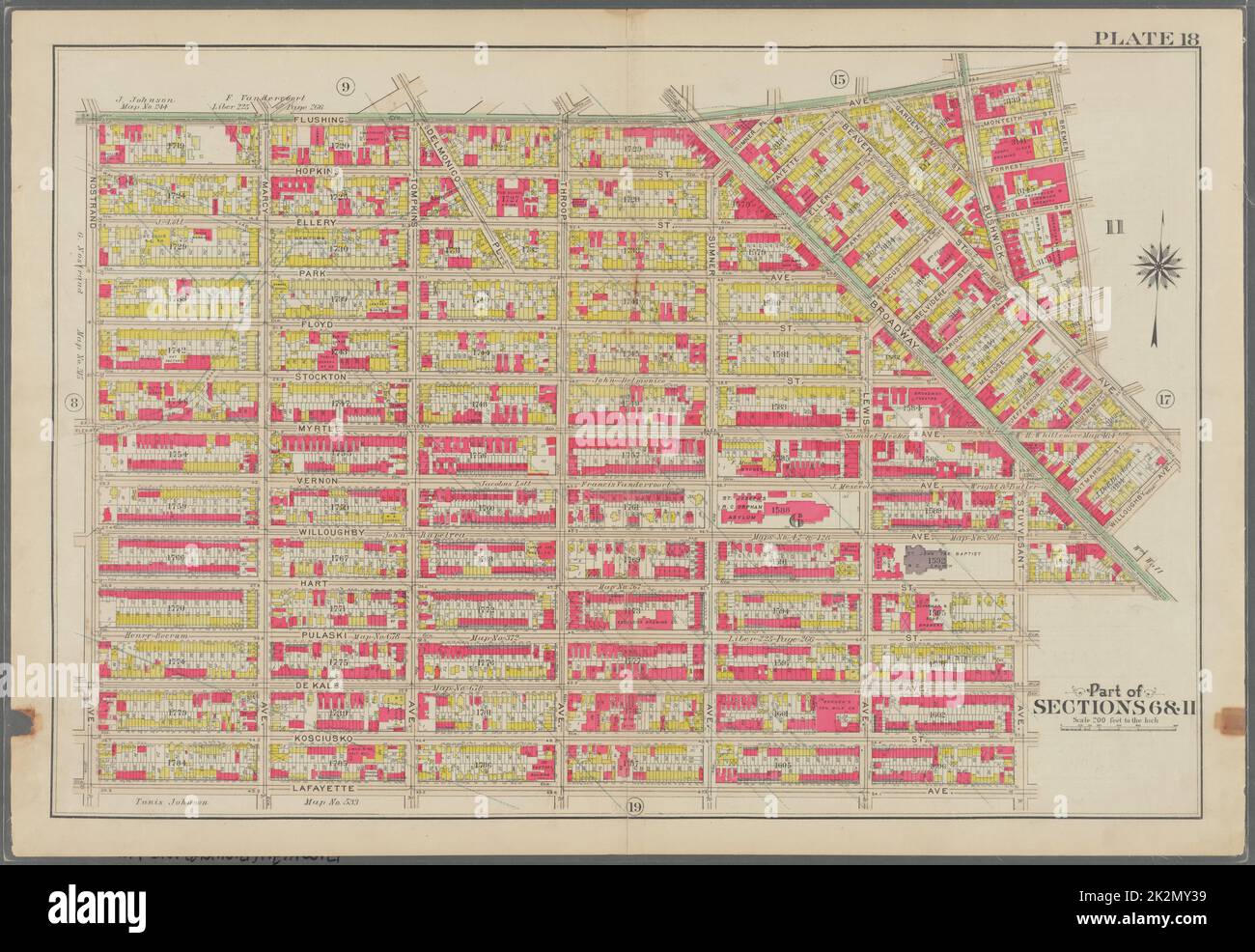 Bromley, George Washington. Cartographic, Maps, Atlases, land surveys ...