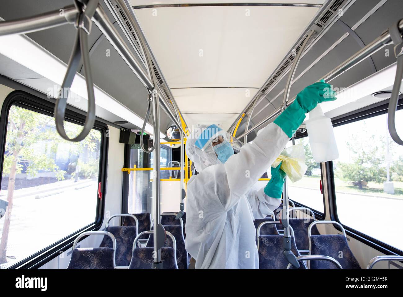 Cleaning in a mask hi-res stock photography and images - Alamy