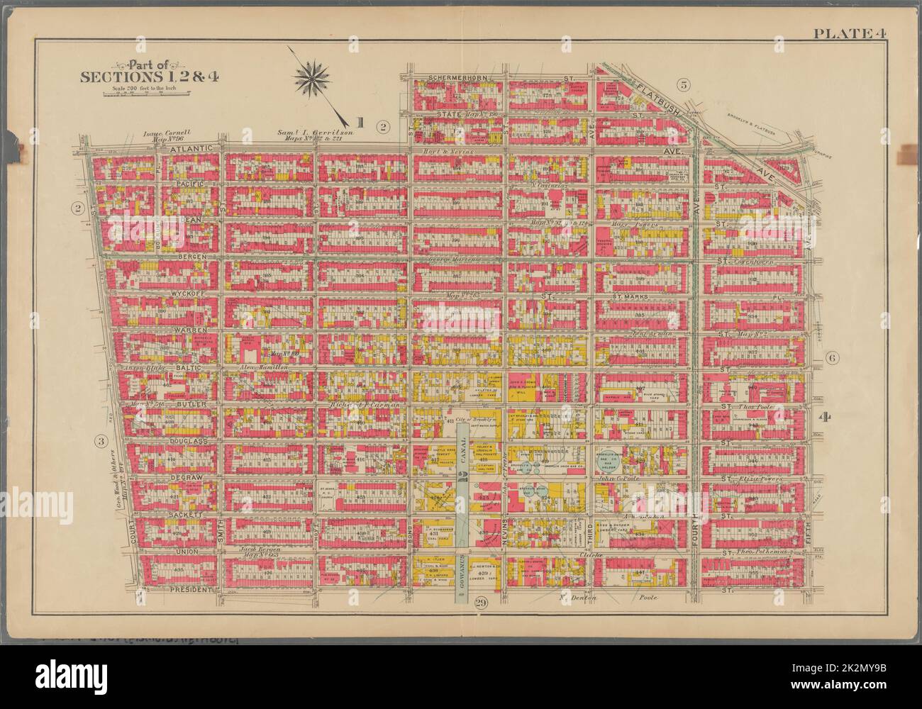 Bromley, George Washington. Cartographic, Maps, Atlases, land surveys ...