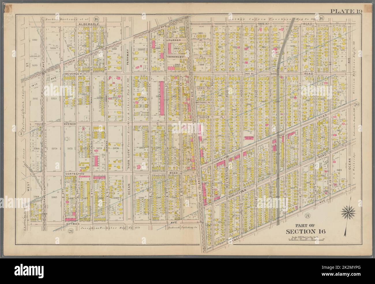 Bromley, George Washington. Cartographic, Maps, Atlases, land surveys ...