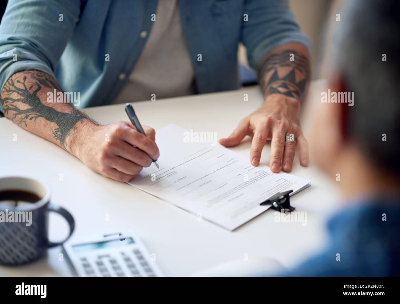 business people hands signing contract document for corporate ...