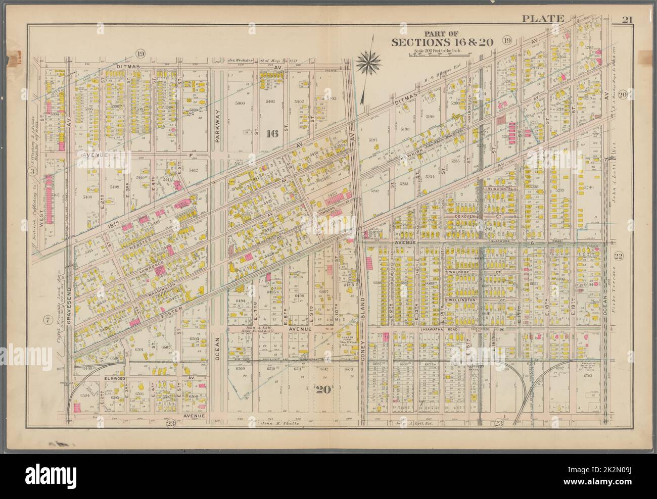 Bromley, George Washington. Cartographic, Maps, Atlases, land surveys ...