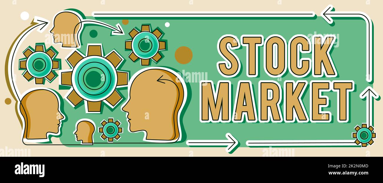 Inspiration showing sign Stock Market. Business idea Particular market ...