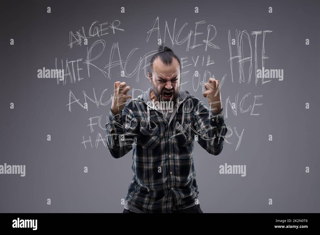 Fit man stressed hi-res stock photography and images - Alamy