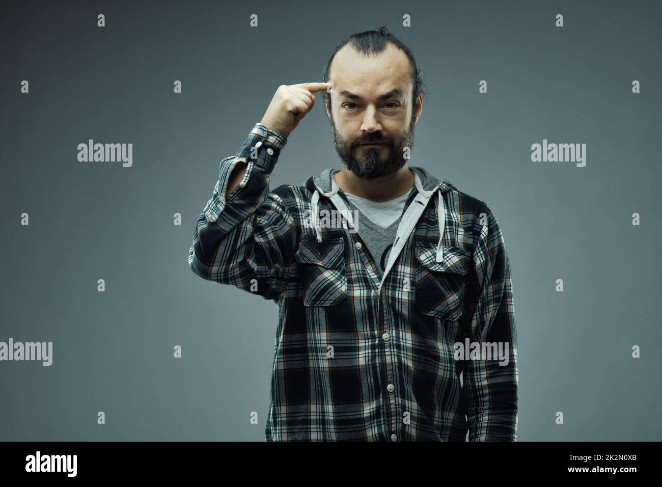 Man indicate hi-res stock photography and images - Alamy