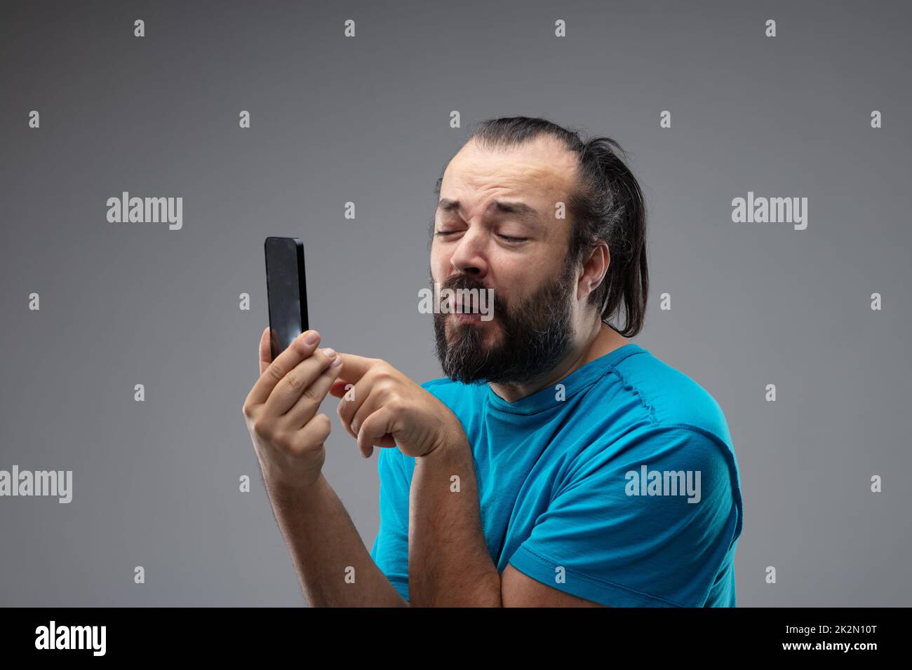 Person touching screen hi-res stock photography and images - Alamy