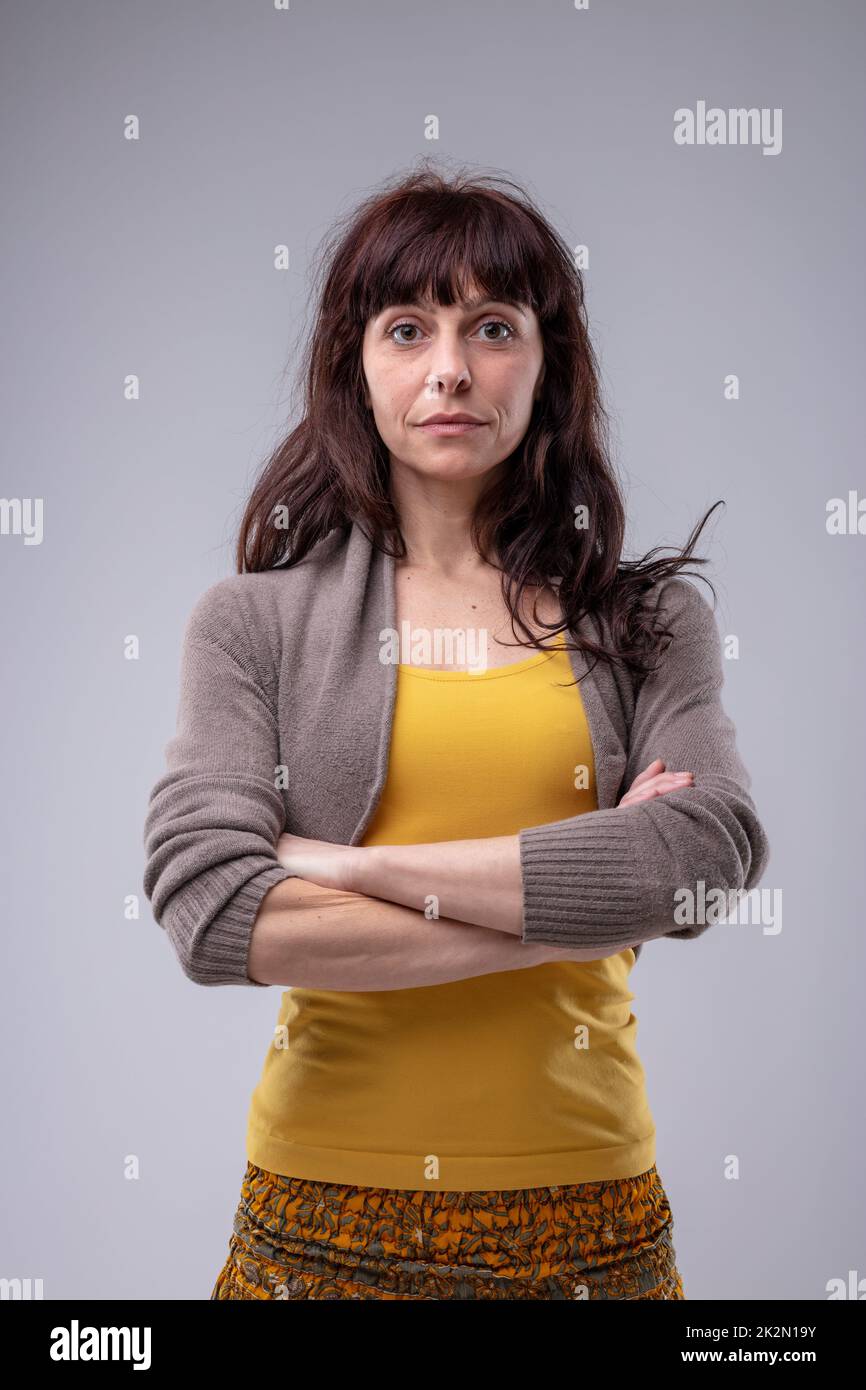 Staring woman hi-res stock photography and images - Alamy