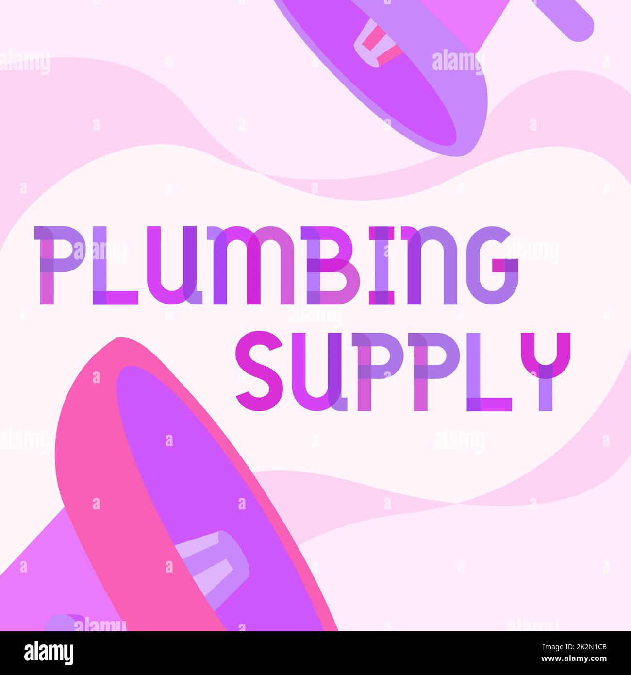 Writing displaying text Plumbing Supply. Internet Concept tubes or ...