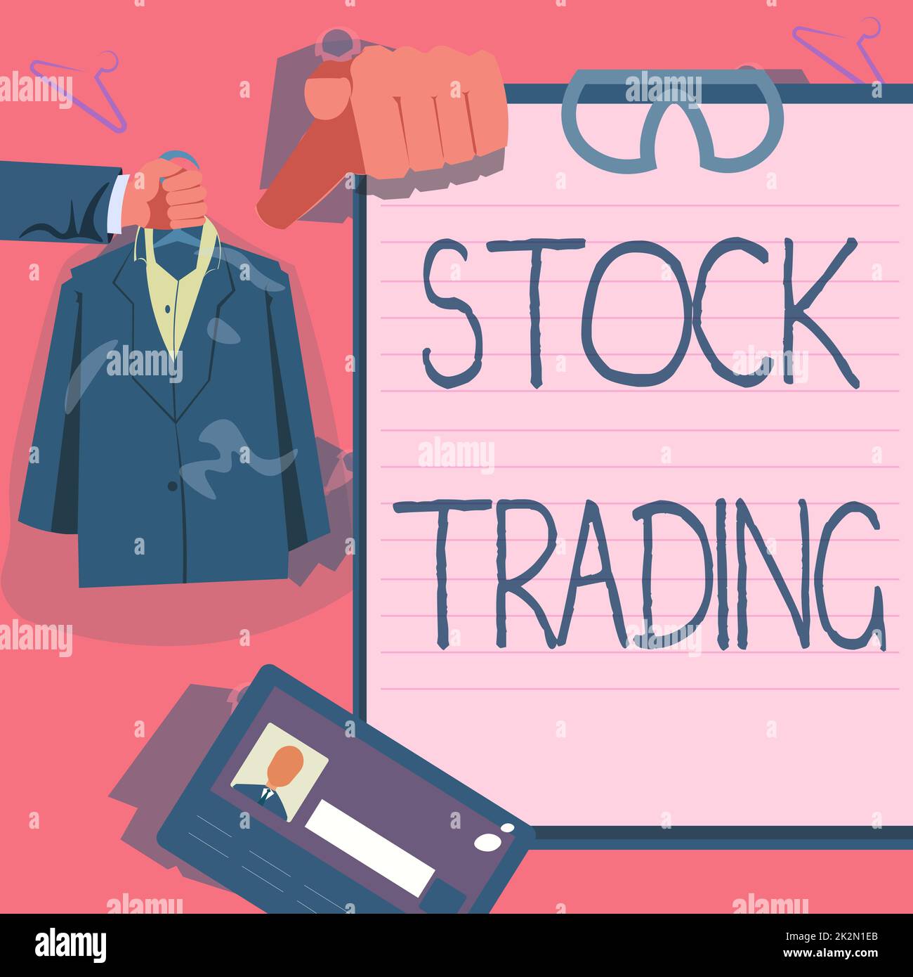 Text showing inspiration Stock Trading. Business overview Buy and Sell ...