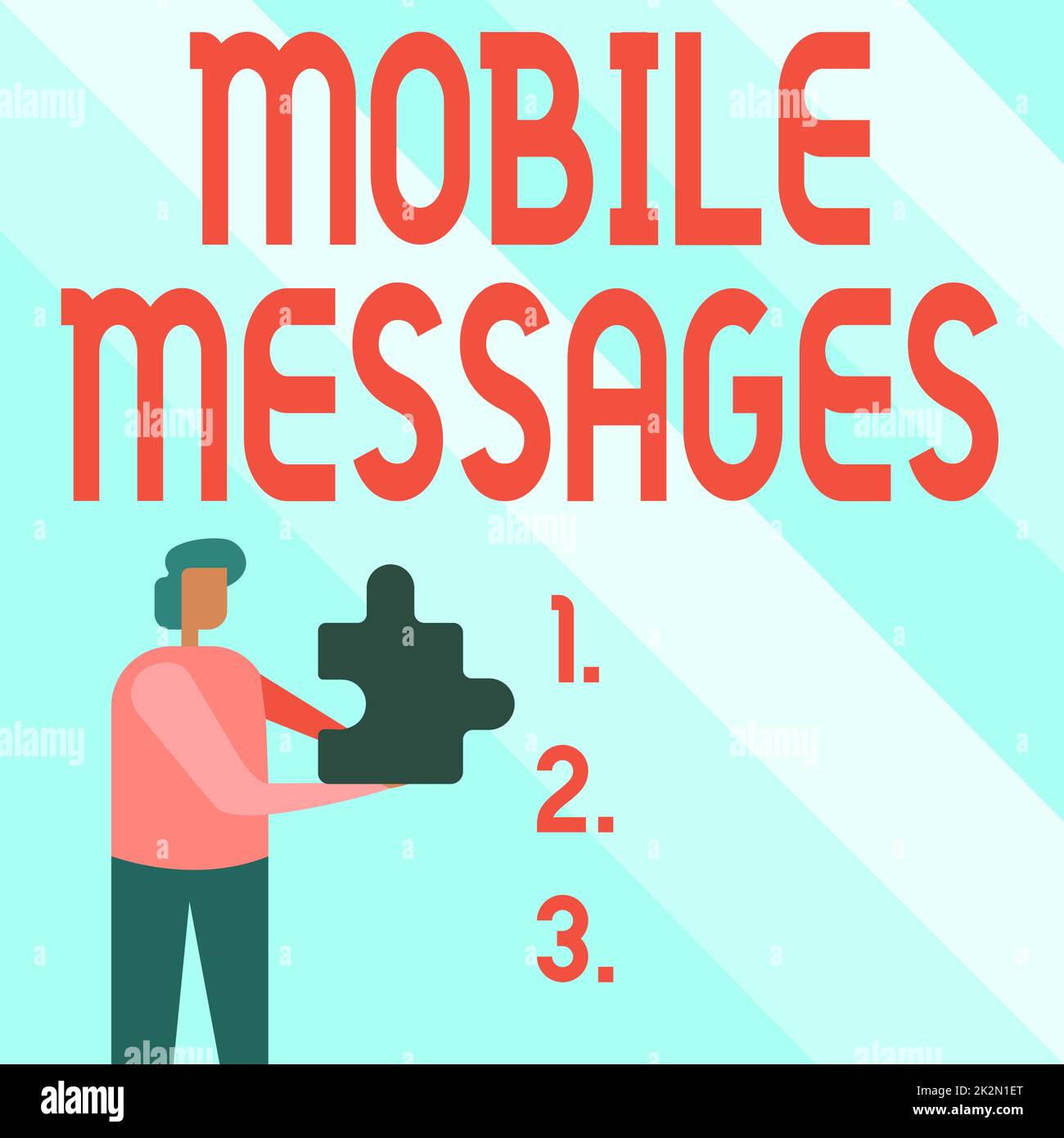 Text Sign Showing Mobile Messages Word For The Act Of Composing And