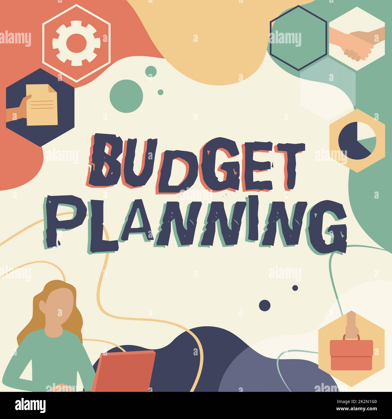 Hand writing sign Budget Planning. Business approach The written ...