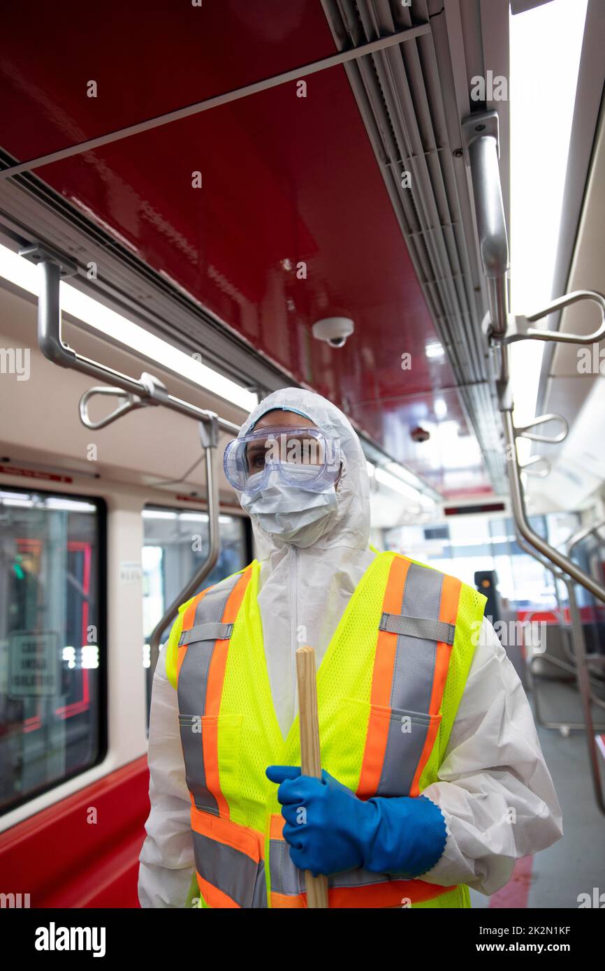 Woman in suit cleaning hi-res stock photography and images - Alamy