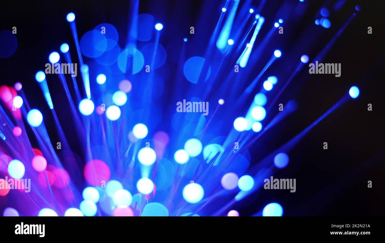 Close up of fiber optics Stock Photo - Alamy