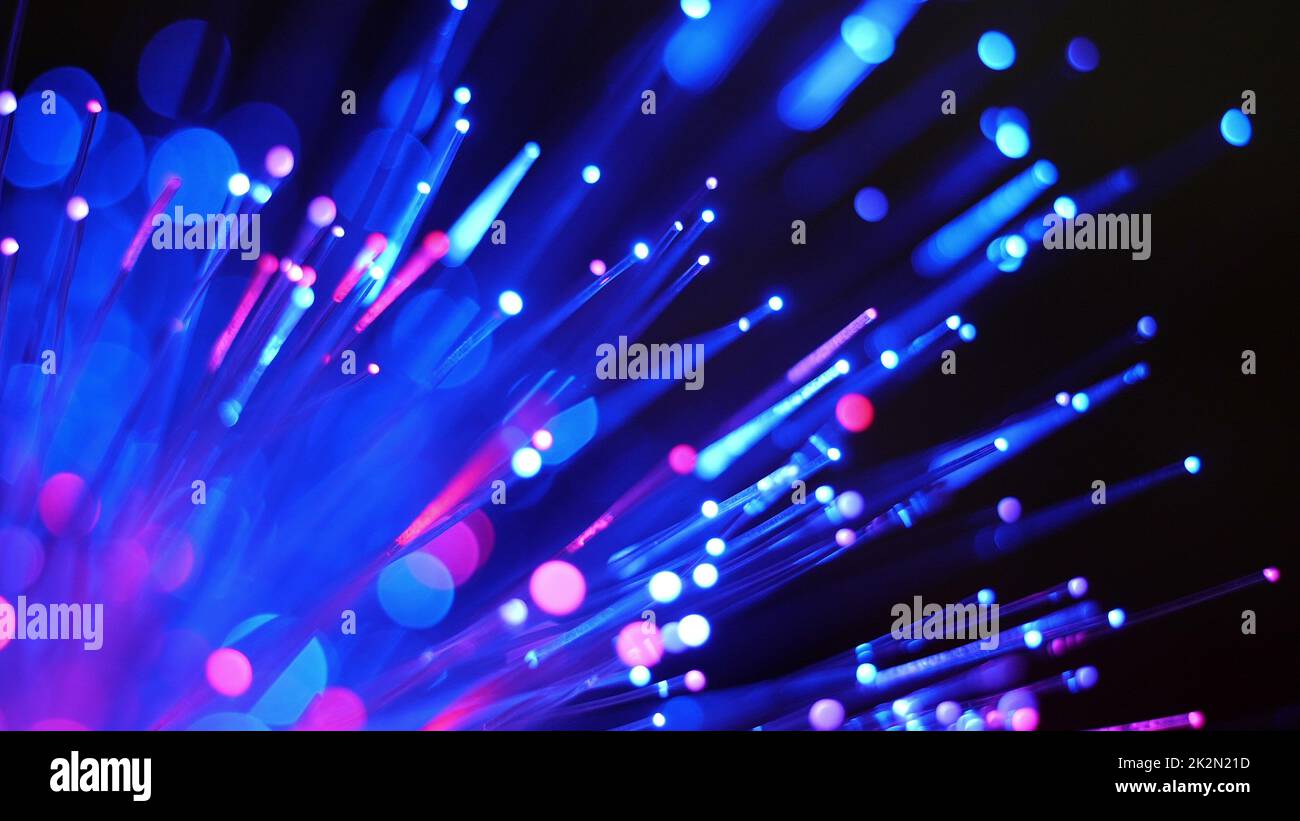 Close up of fiber optics Stock Photo - Alamy