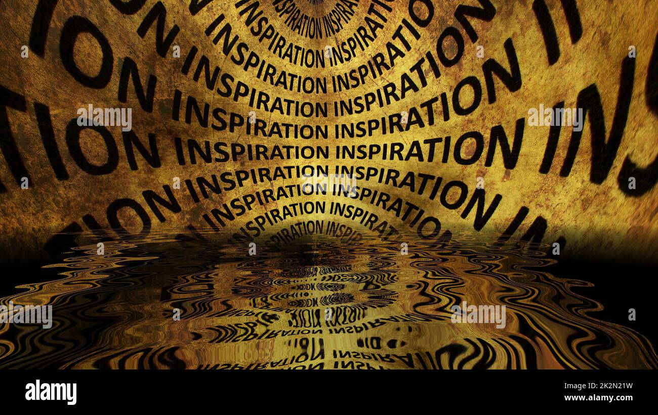 Bad inspiration concept drowning in Stock Photo - Alamy