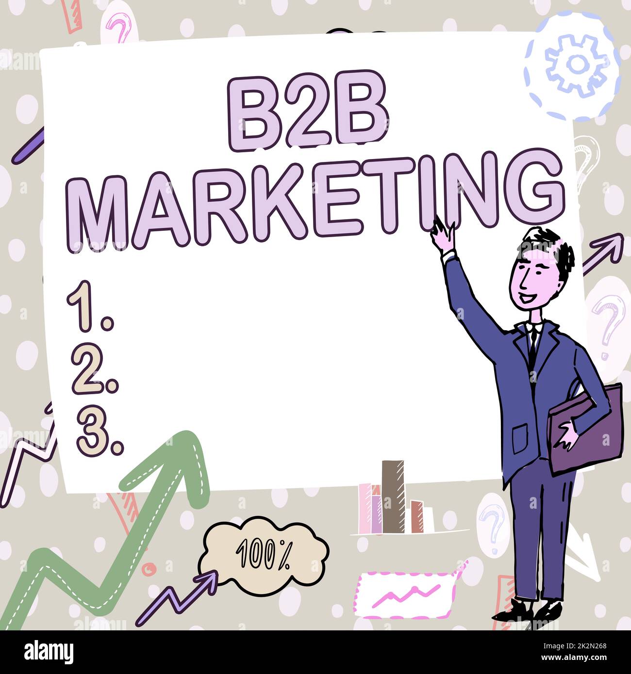 Inspiration showing sign B2B Marketing. Business idea Partnership ...